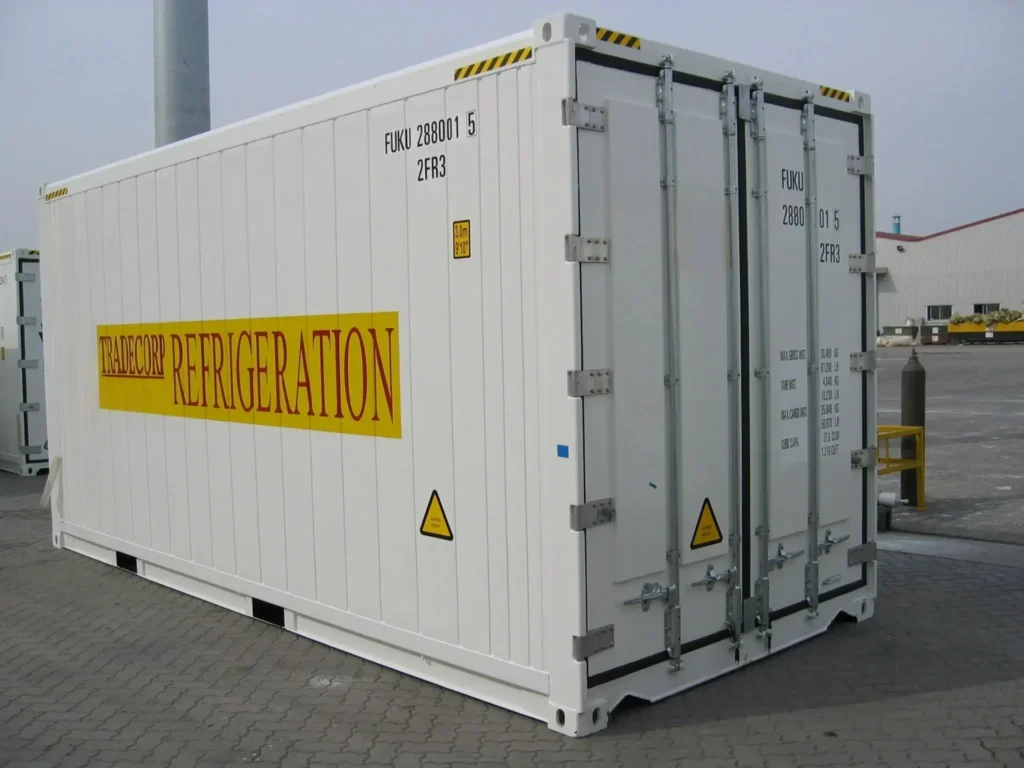 21' 9'10" High Pallet Wide Refrigerated Container - Big Mex Trailers